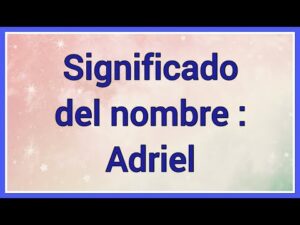 El ángel Adriel en la Biblia: referencias y significado 13Lunas
